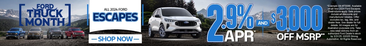 2025 Ford Escape® Trims | Active™ vs. ST-Line vs. Platinum®